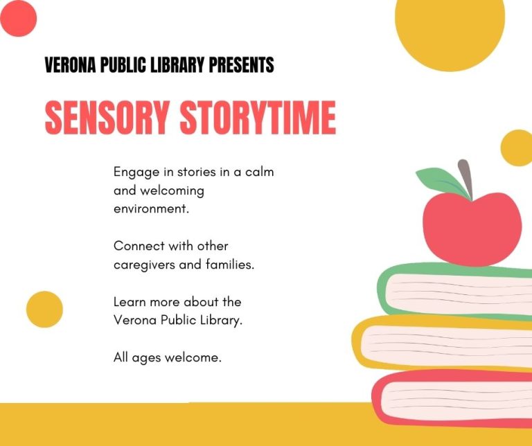 Sensory Storytime - Verona Public Library
